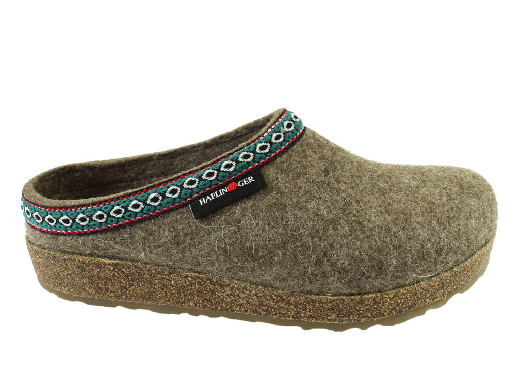 Grizzly Clogs Franzl Torf | Unisex Felt Clogs | Shoegarden UK