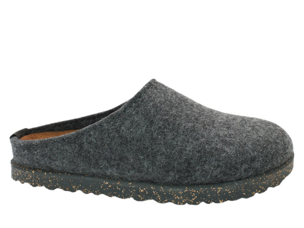 Haflinger Clogs Manhattan Anthracite | Unisex felt clogs | Shoegarden UK