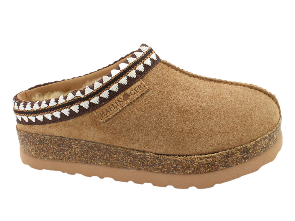 Haflinger Sheepskin Lakota Chestnut | Women's Clogs | Shoegarden UK