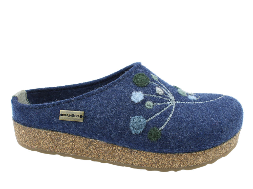 Haflinger Felt Clogs Grizzly Amaya Jeans | Women's clogs | Shoegarden UK