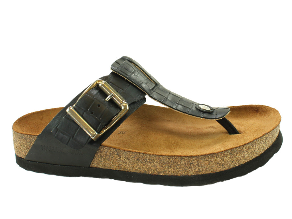 Haflinger Sandals Cora Black | Women's Sandals | Shoegarden UK