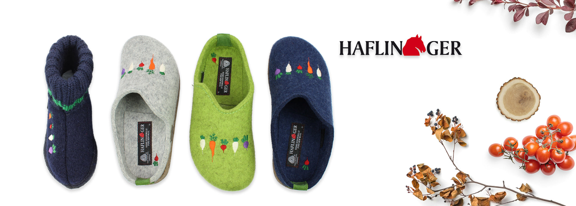 Shoegarden - Haflinger leather, wool and felt clogs and slippers.