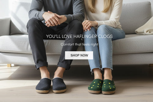 Shoegarden - Haflinger leather, wool and felt clogs and slippers.