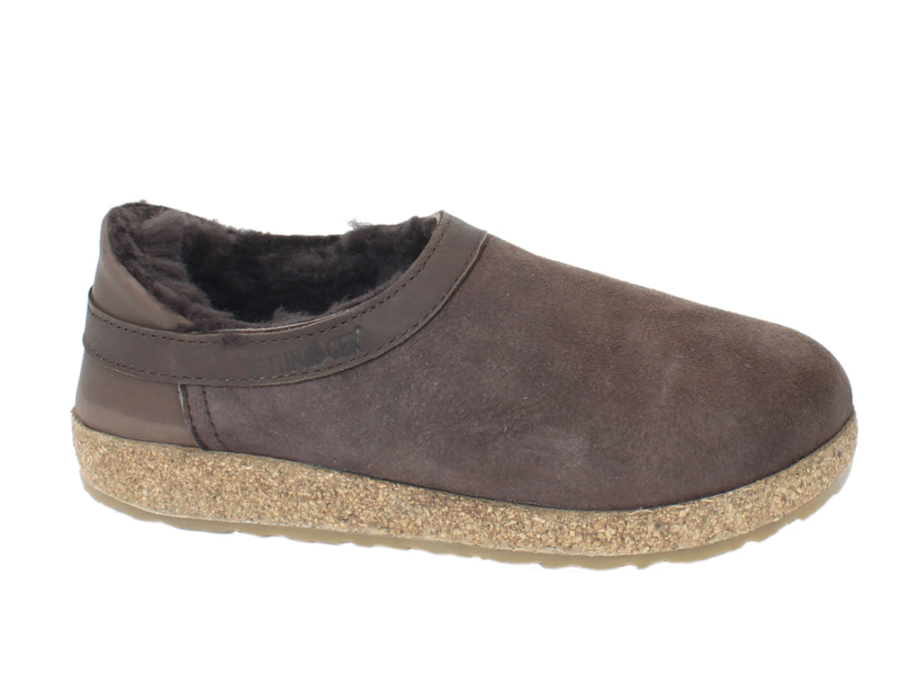 Haflinger Clogs Siberia Sheepskin Brown | Unisex Sheepskin Clogs ...