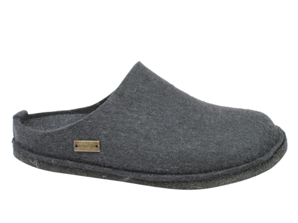 Haflinger Slippers Flair Soft Graphite | Unisex Felt Slippers ...