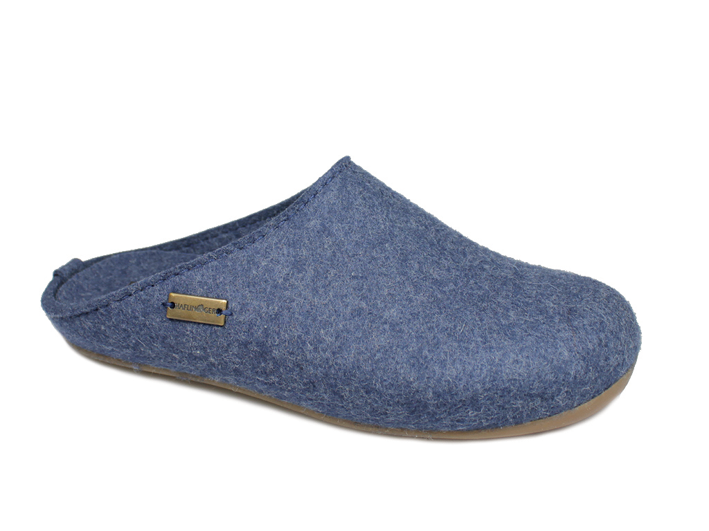 Haflinger Slippers Everest Fundus Jeans | Unisex Felt Slippers ...
